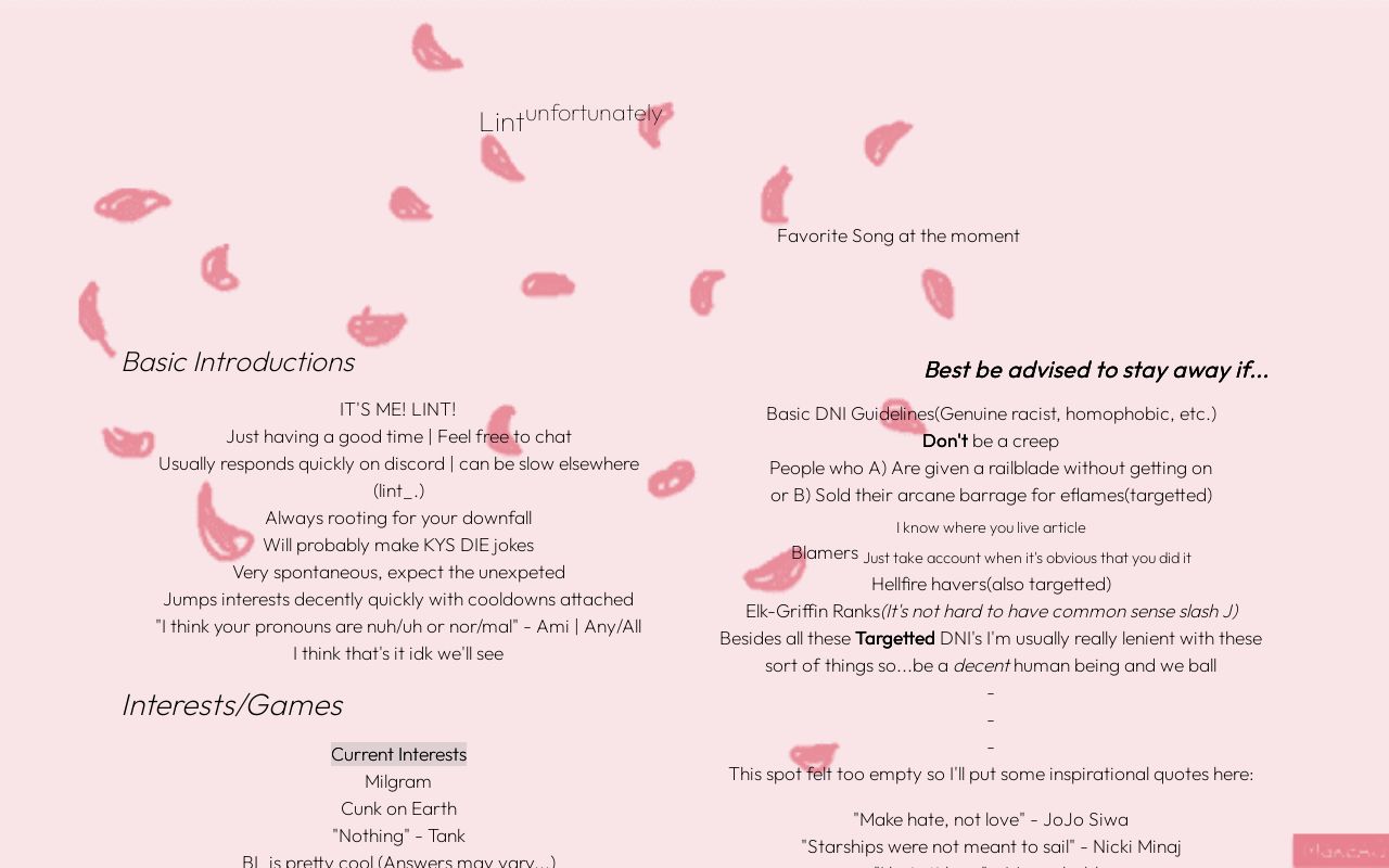 Lint's card(cute era)